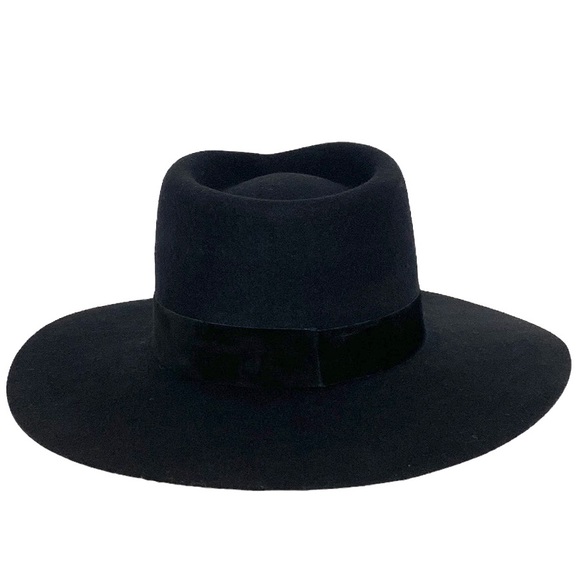 Lack Of Color | Accessories | Lack Of Color Mirage Black Wool Suede ...